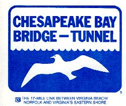 Our trip over the Chesapeake Bay Bridge Tunnel